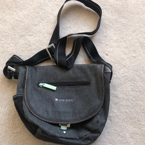 Sherpani | Bags | Sherpani Gray And Black Crossbody Bag | Poshmark